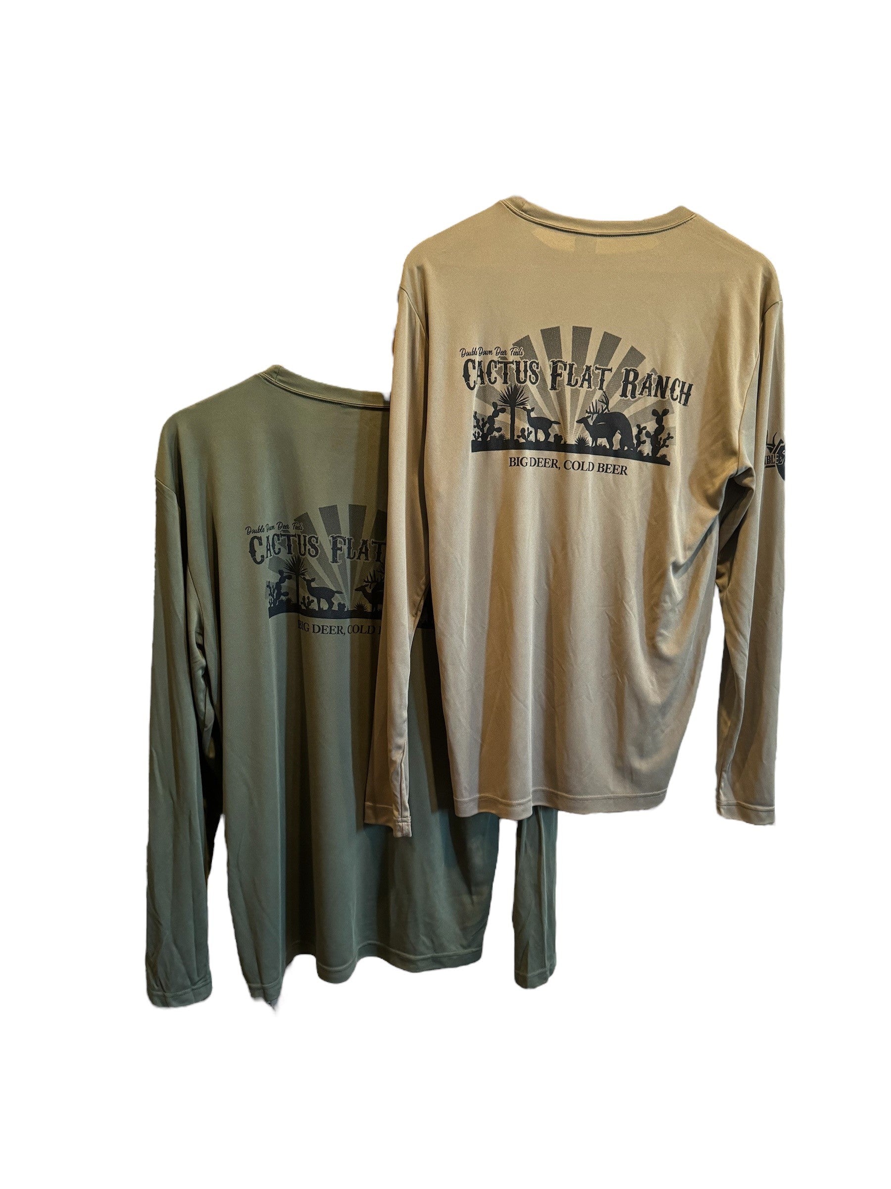 New, Cactus Flat Ranch, Dry Fit, Long Sleeve Shirt! – Double Down Deer Feed